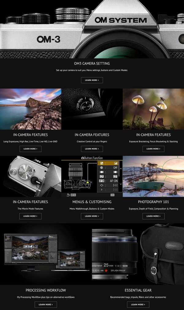 OM-System OM3 Guide – Phil Norton Photography